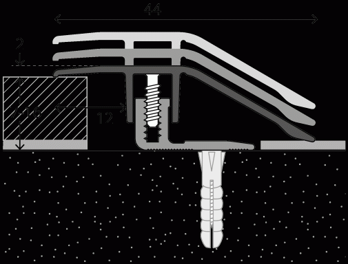 Sauerlandprofil der Bodenprofil Fachhandel für Übergangsprofile und ...